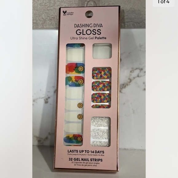 Dashing Diva | Makeup | Dashing Diva Gel Nail Strips Smiley Face | Poshmark